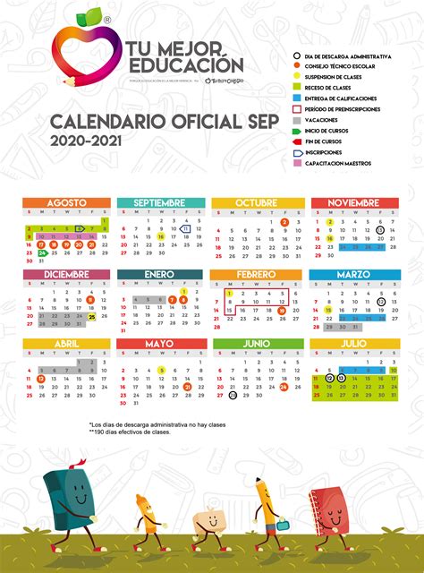 Este Es El Calendario De La Sep Para Ciclo Escolar 2020 2021 Themelower