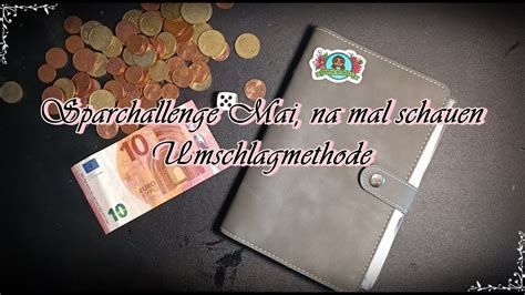 Sparchallenges Im Mai Umschlagmethode YouTube