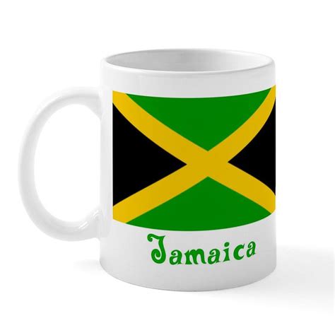 Cafepress Jamaica Flag Mug 11 Oz Ceramic Mug Novelty Coffee Tea