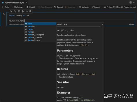vs code 中的 jupyter notebook 知乎
