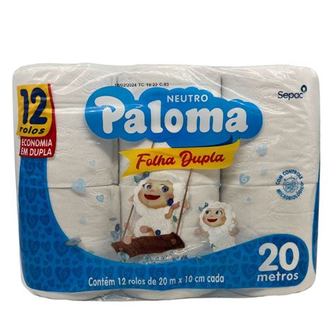Super Lazzari Papel Hig Paloma Fd 20m C 12