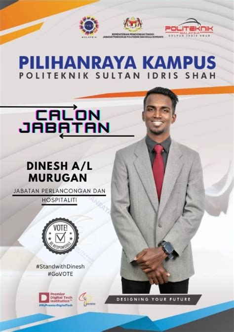 calon bertanding prk 2023 dinesh a l murugan