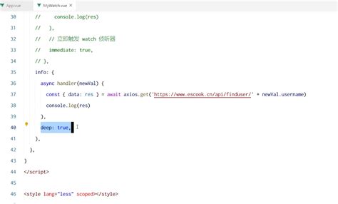 前端学习笔记202304学习笔记第十天 Vue30 监听对象中单个属性的变化 前端导师歌谣 博客园