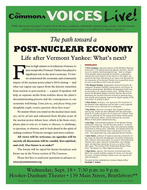 Yes Vermont Yankee Yankee Rowe And The Soul Of A Nuclear Worker