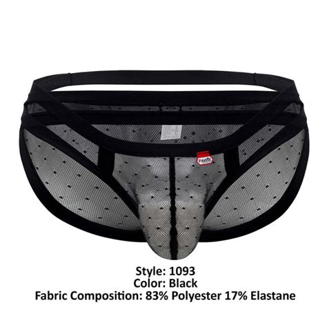 Pikante Pik 1093 Oomph Mesh Briefs Color Black Pikante Underwear