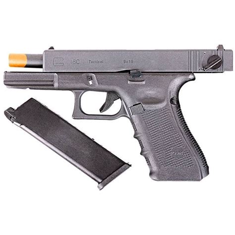 Glock 18 Airsoft Pistola WE G18 GBB 6MM Full Auto PRETO
