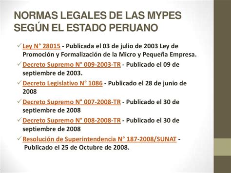 Mypes Y Pymes En El Perú