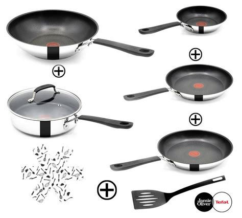 Tefal Pfannen Set Jamie Oliver E30 Pfannen Set 202428cm