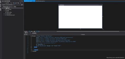 Wpf入门第一篇 基础布局与简单样式vs2017新建的wpf项目主界面在哪 Csdn博客