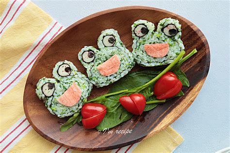 캐릭터김밥 개구리김밥 아이들이 좋아하는 봄나들이 도시락