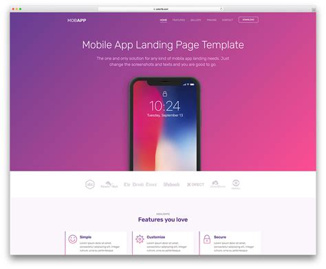 51 Modèles De Site Web Simples Et Gratuits Pour Les Sites Propres
