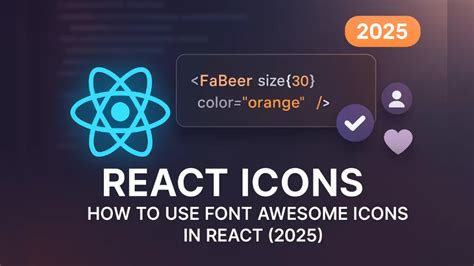React Icons 2025 How To Use Font Awesome Icons In React