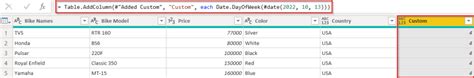 how to add column with a fixed value in power bi sharepoint