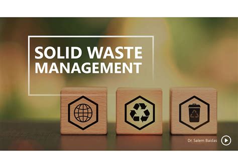 Solid Waste Management Simplify To Amplify Environmental Design