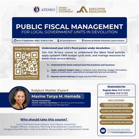 Understand Your Lgus Fiscal Ateneo De Manila University Facebook