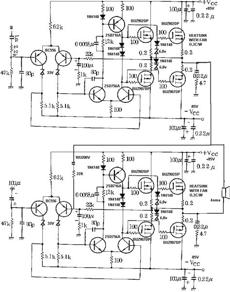 Circuits Power Amplifier W Mosfet