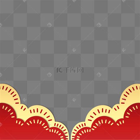 新春剪纸边框图片 新春剪纸边框图片素材免费下载 千库网