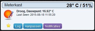 Domoticz Met DHT 22 Sensor Huize Oldenburger