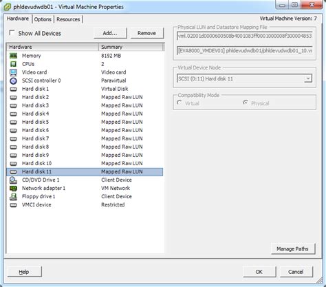 How To Match A VMware RDM Device Inside The RHEL Guest Running On VMWare Red Hat Customer Portal