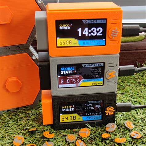 Nerdminer New Customisable And Modular Case Fully Assembled Bitcoin