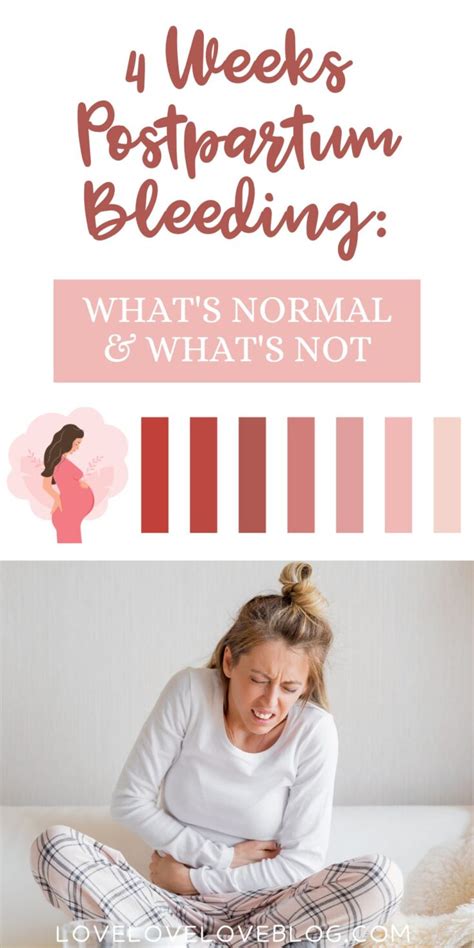 4 Weeks Postpartum Bleeding Whats Normal And Whats Not The Mom