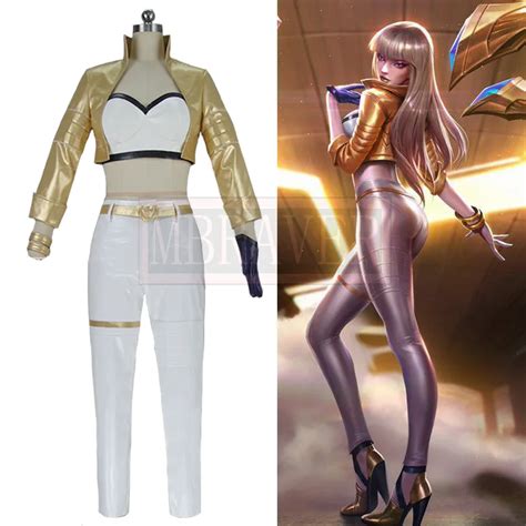 LOL KDA Babe Of The Void Kaisa K DA Group LOL Character Kai Sa Cos Halloween Uniform Cosplay