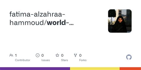 Github Fatimaalzahraahammoud World Wonders Website