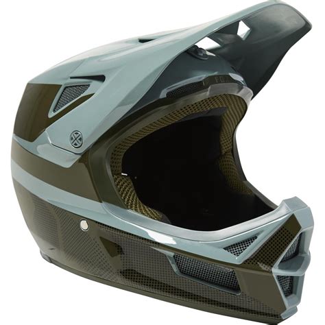Fox Downhill Mtb Helmet Rampage Comp Graphic 2 Eucalyptus Maciag