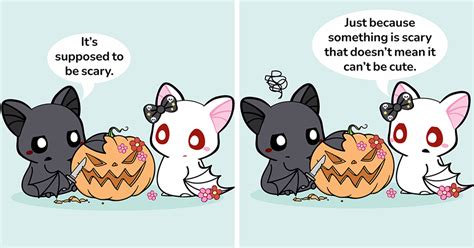 I Draw Comics About A Couple Of Bats In Love Called Cuddle Bats” And