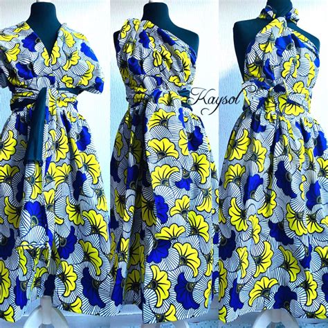 Robe En Wax Kaysol Couture