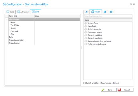 Start A Subworkflow Webcon Bps