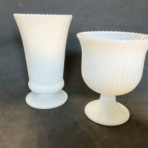 Eo Brody Milk Glass Etsy