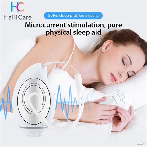 สุขภาพดี Sleep Aid Massage Device Microcurrent Pulse Hypnosis Relax