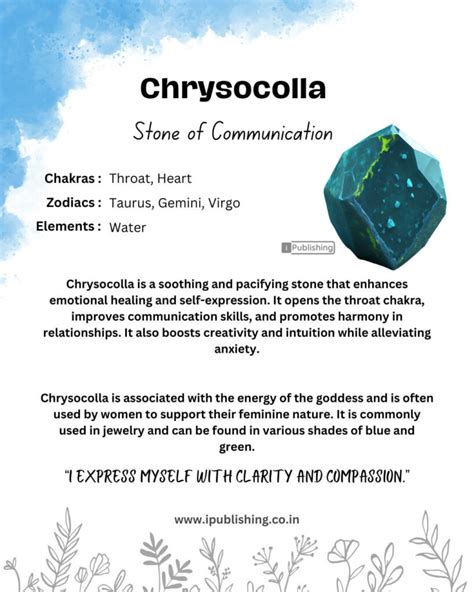 Chrysocolla Meaning Daily Use And Spiritual Healing Properties