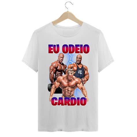 Camiseta Eu Odeio Cardio Maromba Meme Muscula O Academia Fit Shopee Brasil