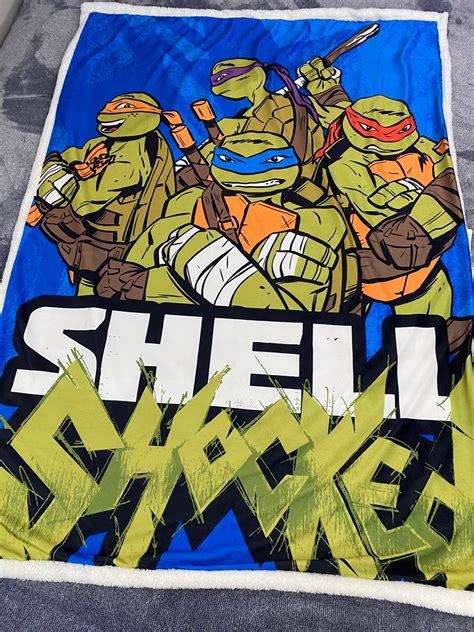 Nickelodeon Turtle Character Blankets Mercari