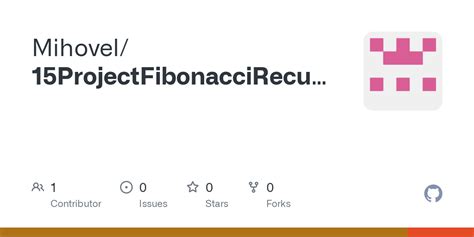 GitHub Mihovel ProjectFibonacciRecursion