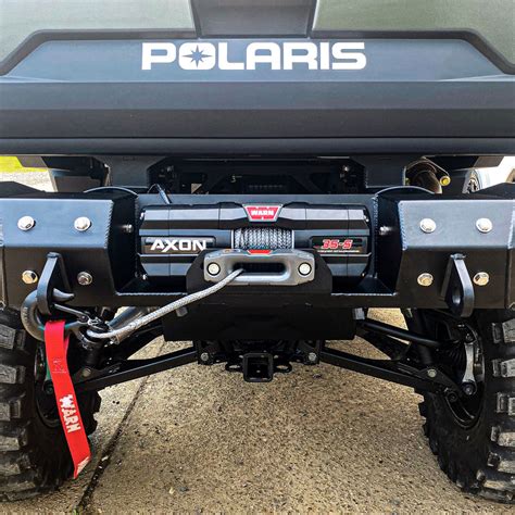 Polaris Ranger Rear Winch Bumper Elite Edition Thumper Fab