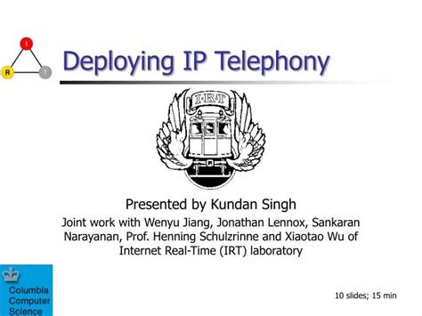 PPT Deploying IP Telephony PowerPoint Presentation Free Download ID 1833642