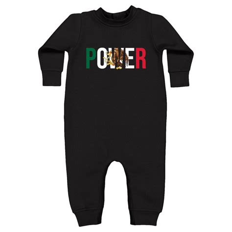 Mexican Power Rabbit Skins Infant Fleece One Piece Bodysuit Tradicion