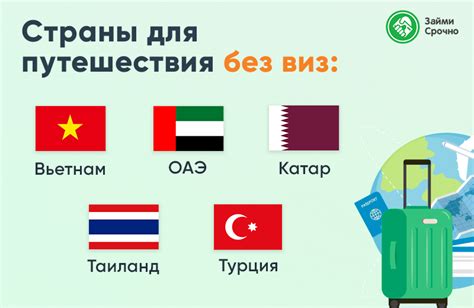 Куда поехать отдыхать без виз