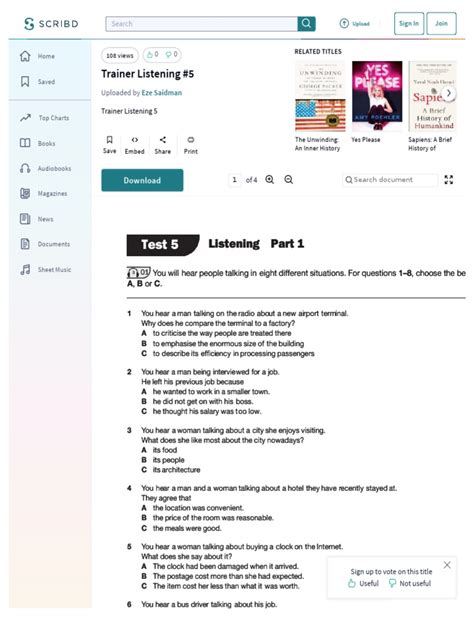 Fce Test Pdf