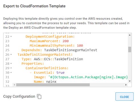 Deploy Amazon ECS Service Octopus Deploy