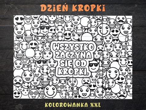 Kolorowanka Xxl Dzie Kropki Bajkartka