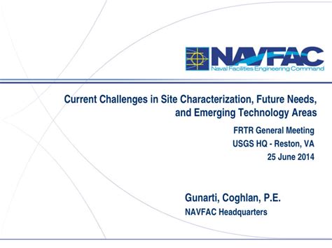 Ppt Current Challenges In Site Characterization Future Needs And