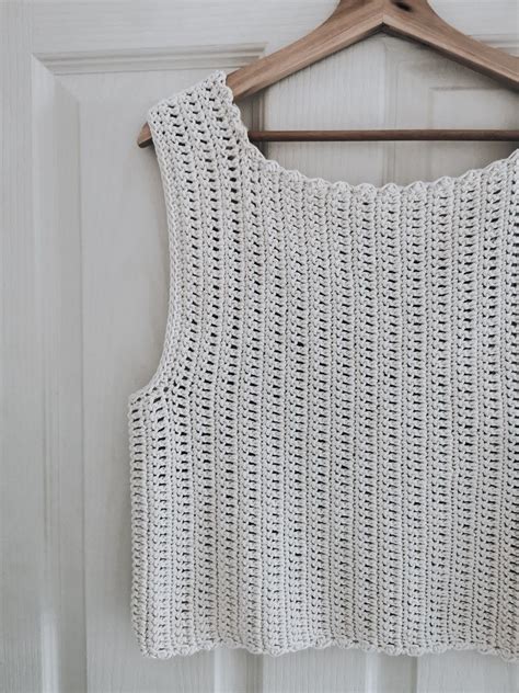 Crochet Top Summer Top Easy Crocheting Modern Crochet Uncinetto