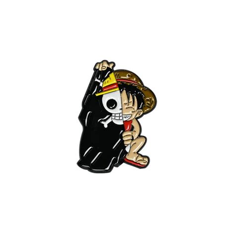 Pin Metalico Monkey D Luffy Bandera Barco One Piece Plush Bits