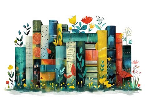 Physics Books Stack On White Background Premium Ai Generated Image