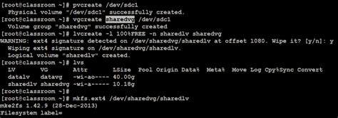 Linux Creating Lvm Structure To Spread Over Multiple Nodes Your
