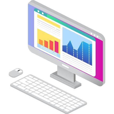 Premium Vector Data Web Analytics Icon Vector Computer Isolated